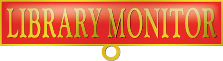 Pins & Badges :: Title Badges :: Library Monitor Badge