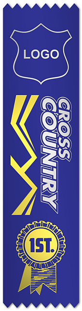 Ribbons :: Standard Size :: Cross Country Hills - Two Colour Ribbon