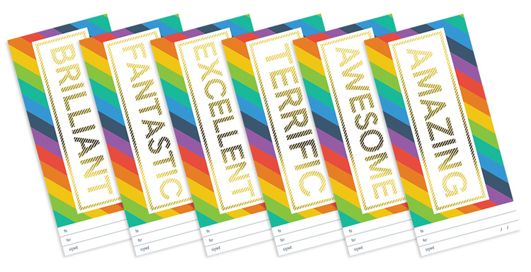 Certificates :: Rainbow Success Certificate Pack - DL
