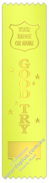 Ribbons :: Standard Size :: Good Try with block