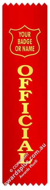 Ribbons :: Standard Size :: Official - LIMITED STOCK