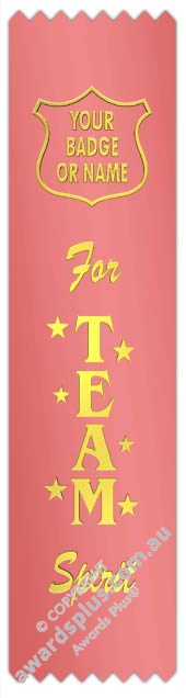 Ribbons :: Standard Size :: For Team Spirit