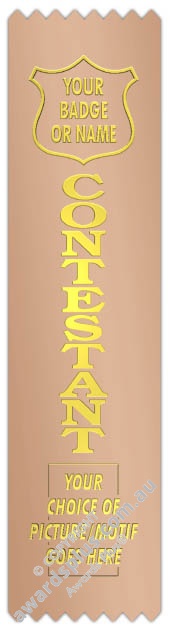 Ribbons :: Standard Size :: Contestant with Graphic