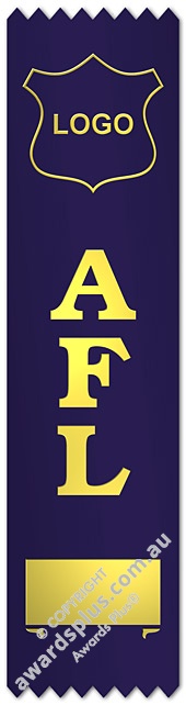 Ribbons :: Standard Size :: AFL with block