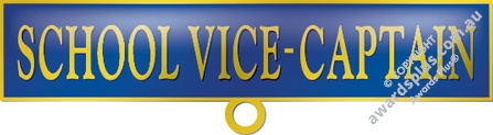 Name Badges & Pins :: Title Badges :: School Vice-Captain Badge