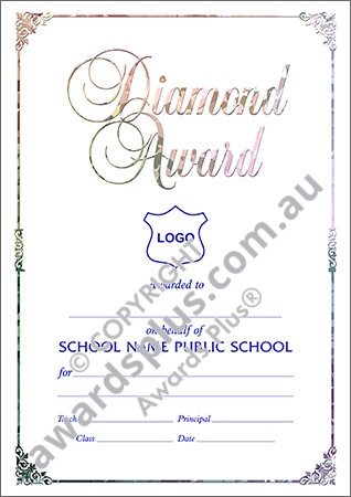 Certificates :: Diamond Award A4