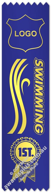 Ribbons :: Standard Size :: Swimming Waves Ribbon