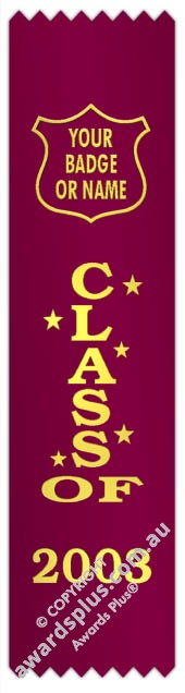 Ribbons :: Standard Size :: Class of Ribbon - LIMITED STOCK