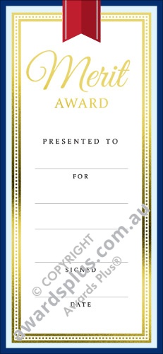 Certificates :: Merit Award Inspire® ELEGANCE - DL Universal Certificate