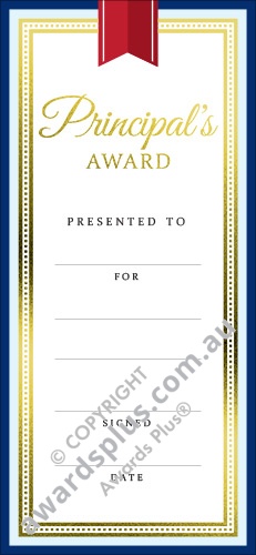 Certificates :: Principal's Award Inspire® ELEGANCE - DL Universal ...