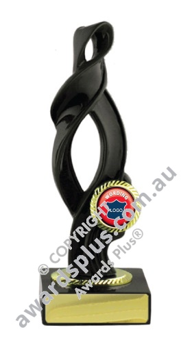 Trophies & Plaques :: Swirl Trophy - Black