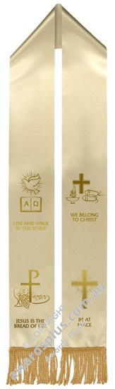 Sashes & Stoles :: Confirmation Stole - Cream