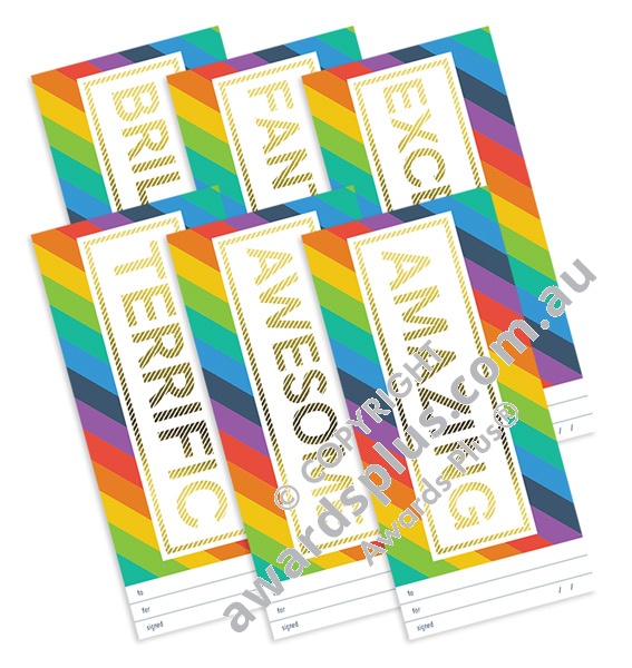 Certificates :: Rainbow Success Certificate Pack - DL